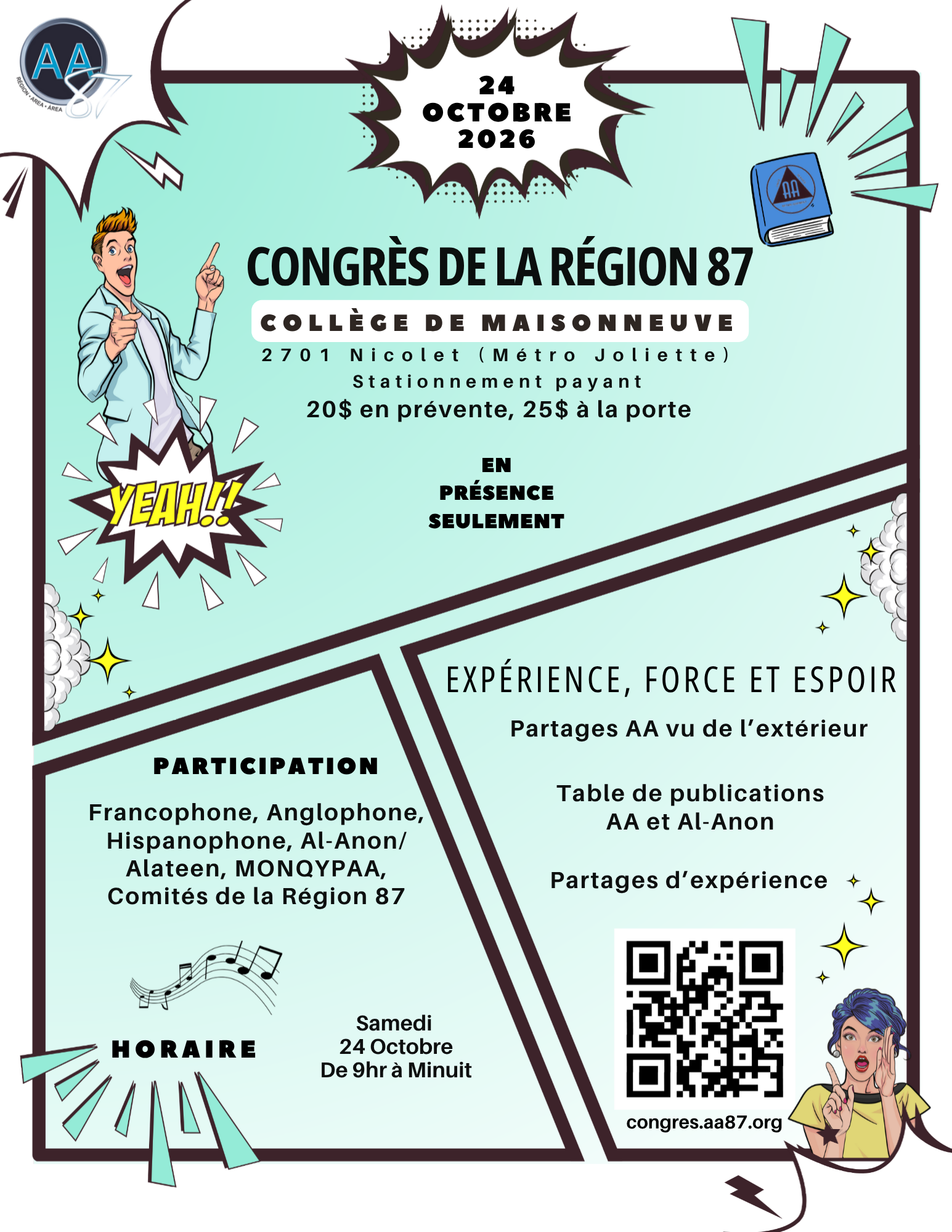 Congrès de la Région 87 – Congrès de la Région 87